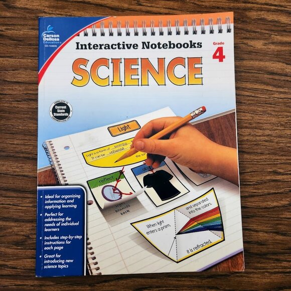 Scholastic | Toys | Carson Dellosa Science Interactive Notebook 4th ...